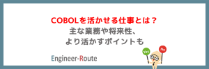 COBOLを活かせる仕事とは？主な業務や将来性、より活かすポイントも | フリーエンジニアのためのお役立ちコラム